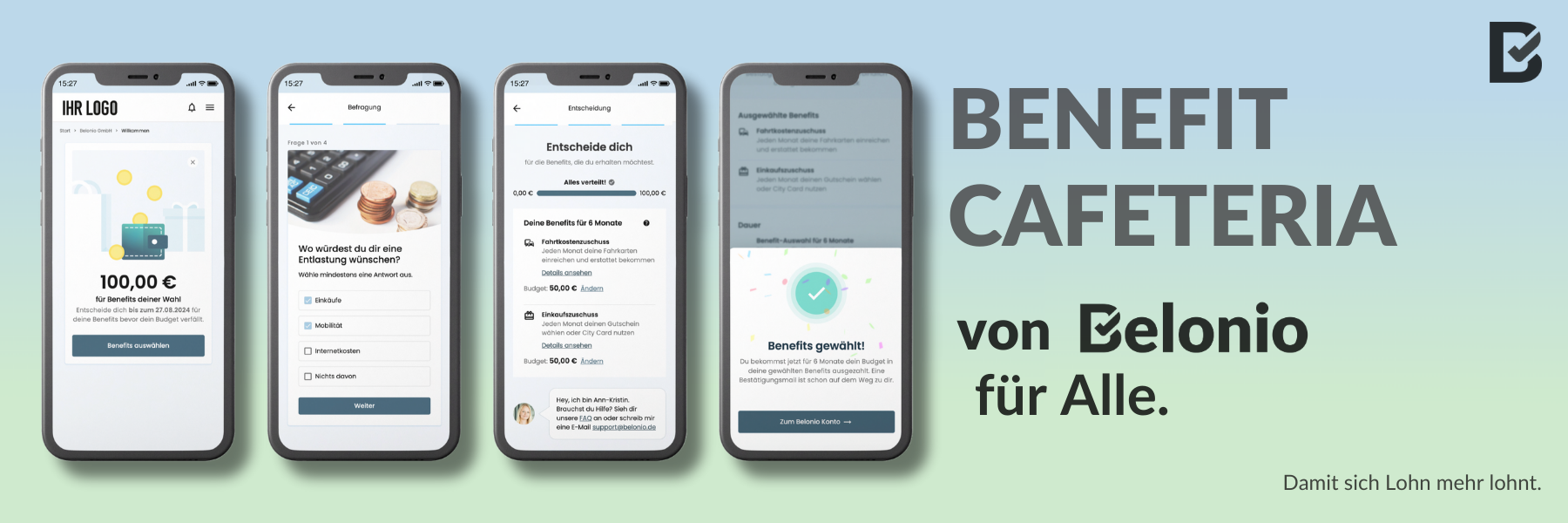 Welche Benefits gibt es in der Cafeteria?