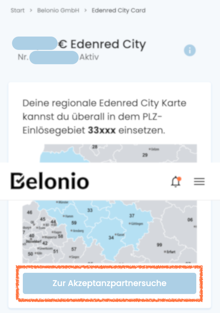 Wo kann ich mit der Edenred Ticket Plus® City Karte bezahlen?