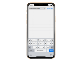 Wie installiere ich die Belonio App unter iOS?