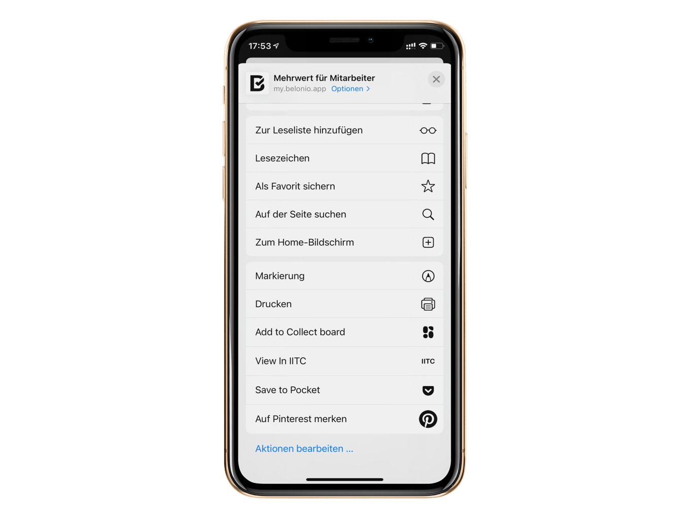 Wie installiere ich die Belonio App unter iOS?